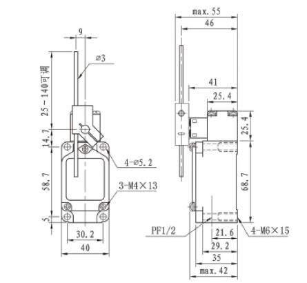 KB-5107行程开关 - 凯基特